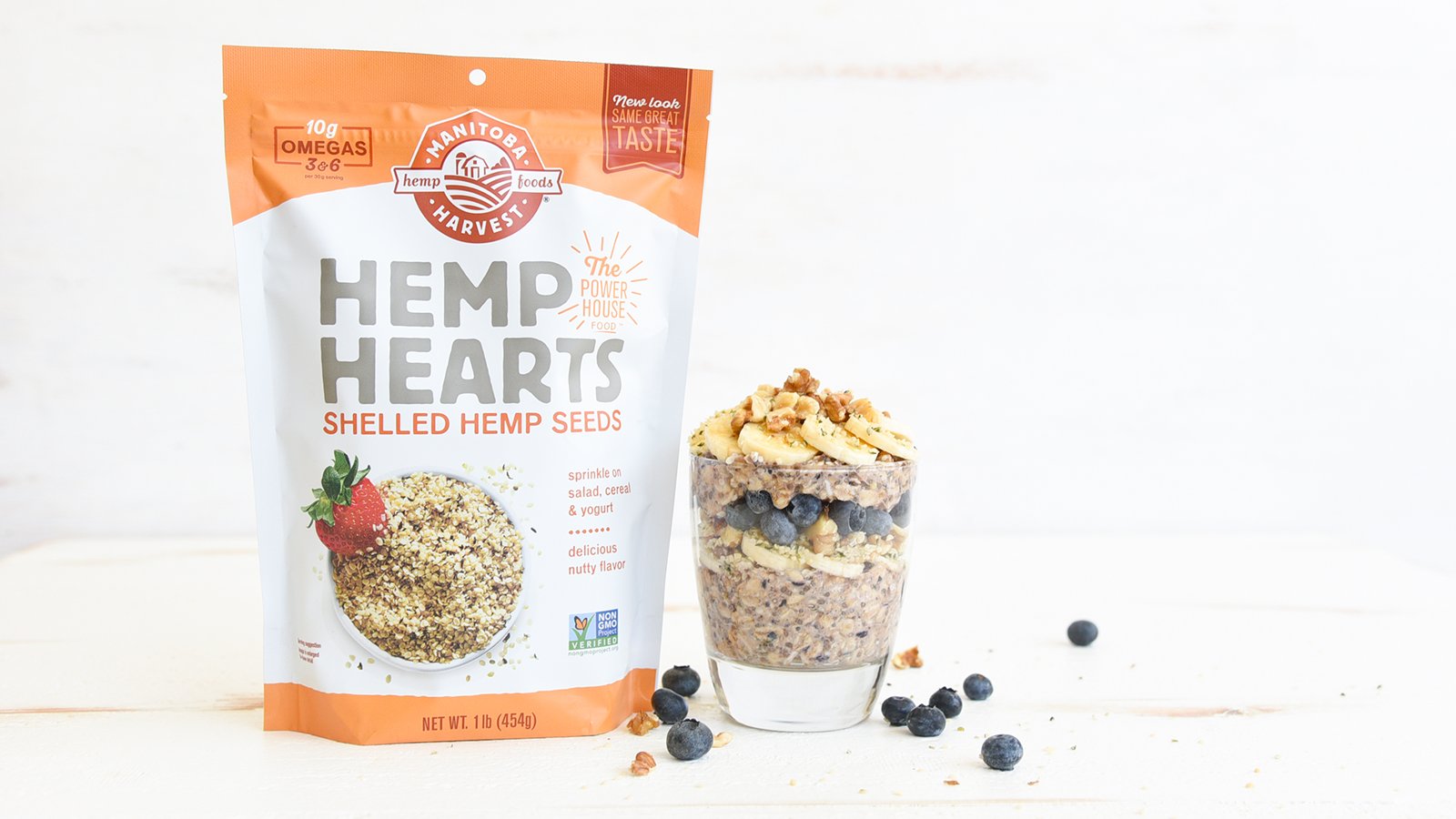 Blueberry Hemp Overnight Oats – Manitoba Harvest Hemp Foods