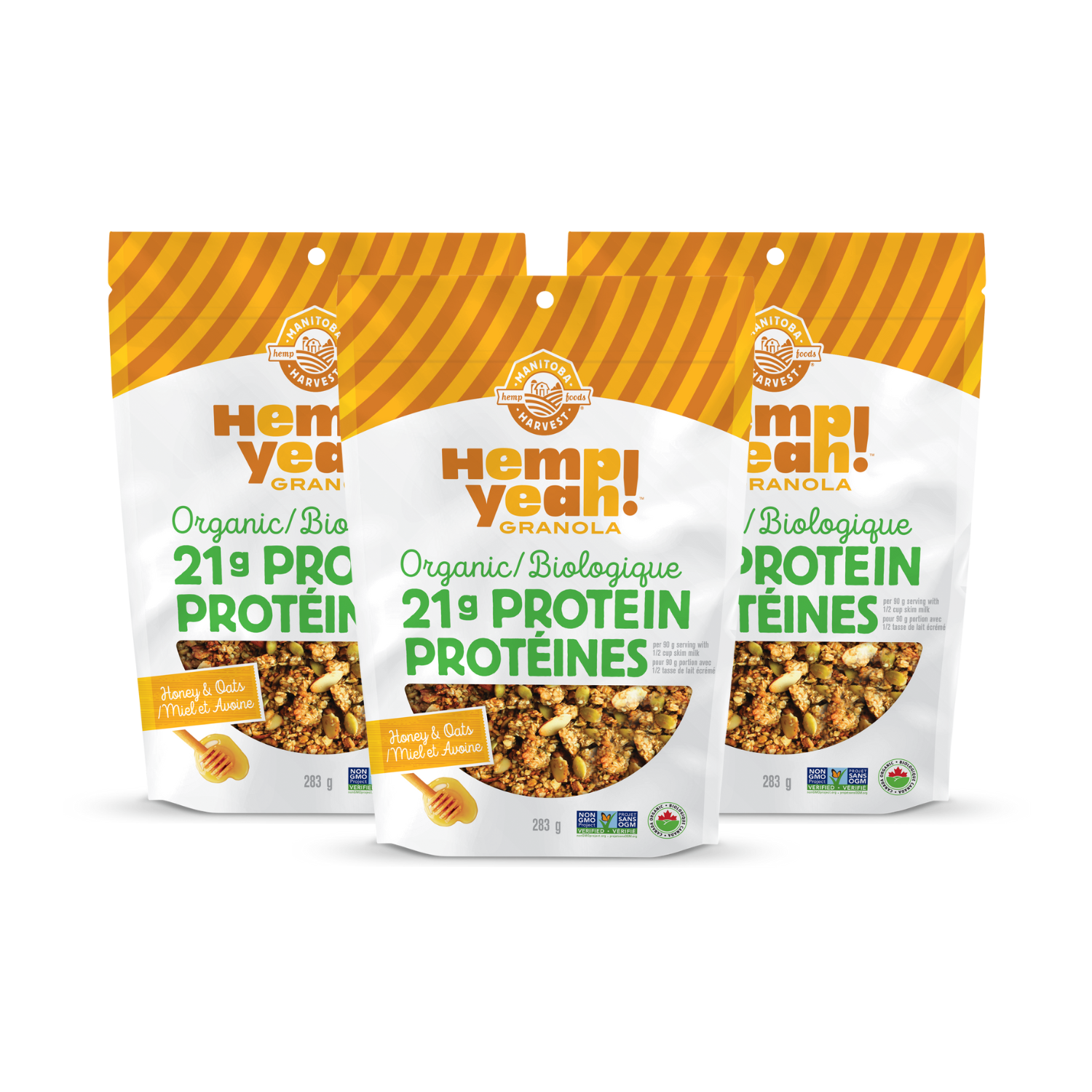 Hemp Yeah! Honey & Oats Granola, 3-pack – Manitoba Harvest Hemp Foods