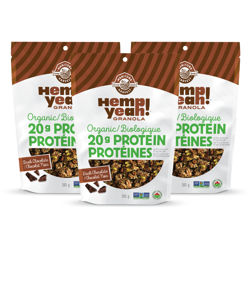 Hemp Yeah! Dark Chocolate Granola, 3-pack – Manitoba Harvest Hemp Foods