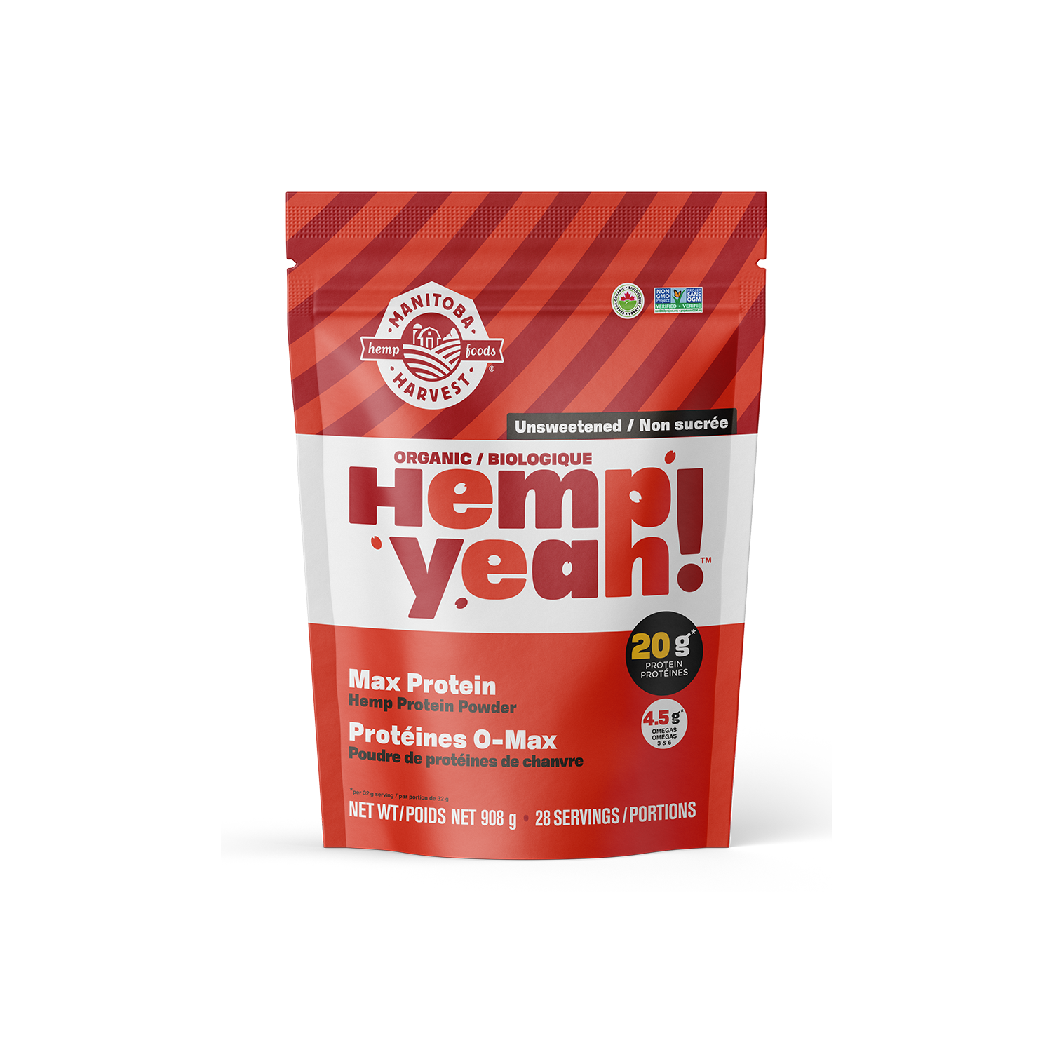 Hemp Yeah! Max Protein Unsweetened – Manitoba Harvest Hemp Foods